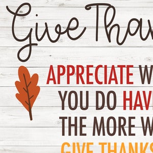 Thanksgiving Classroom Poster, Teacher Bulletin Board Decor, Give ...