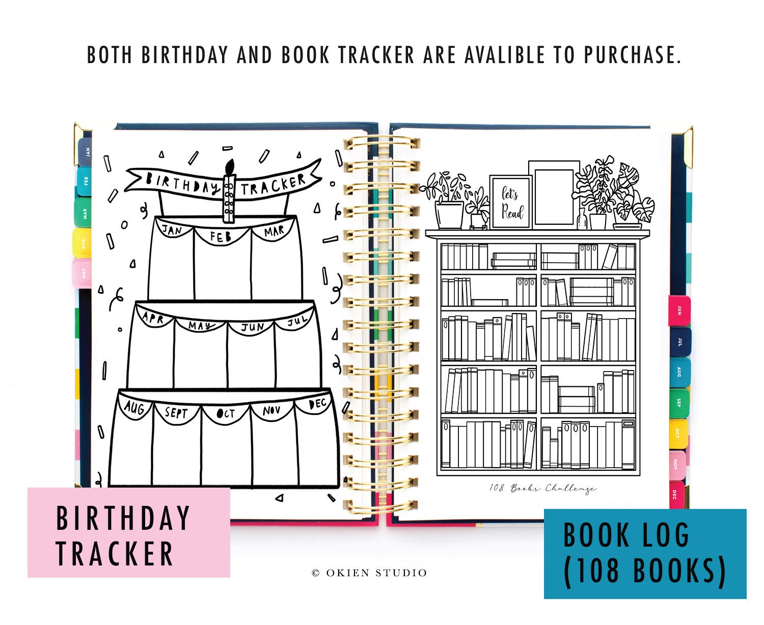 Printable Birthday Tracker Birthday Log Birthday Calendar | Etsy