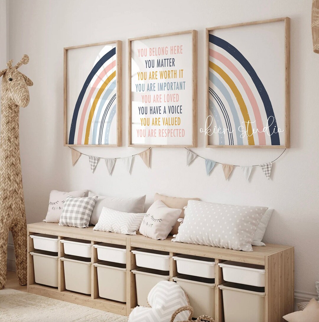 Room Decor, Classroom Sign, Boho Rainbow Classroom, Classroom Décor ...