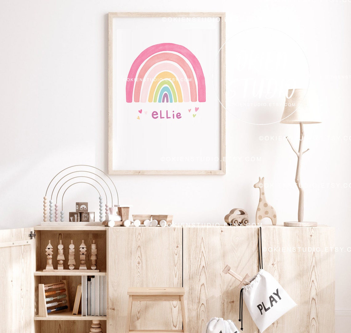 Custom Name Sign Name Sign Personalized Name Poster - Etsy