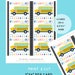 Bus Reward Card Printable Reward Punch Card Good Choice - Etsy