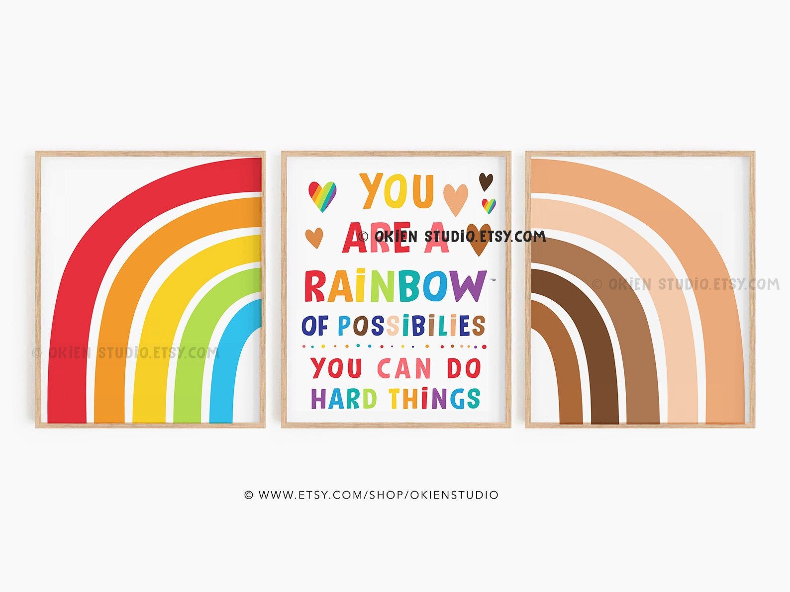 You Are a Rainbow of Possibilities Sign Diversity Rainbow | Etsy