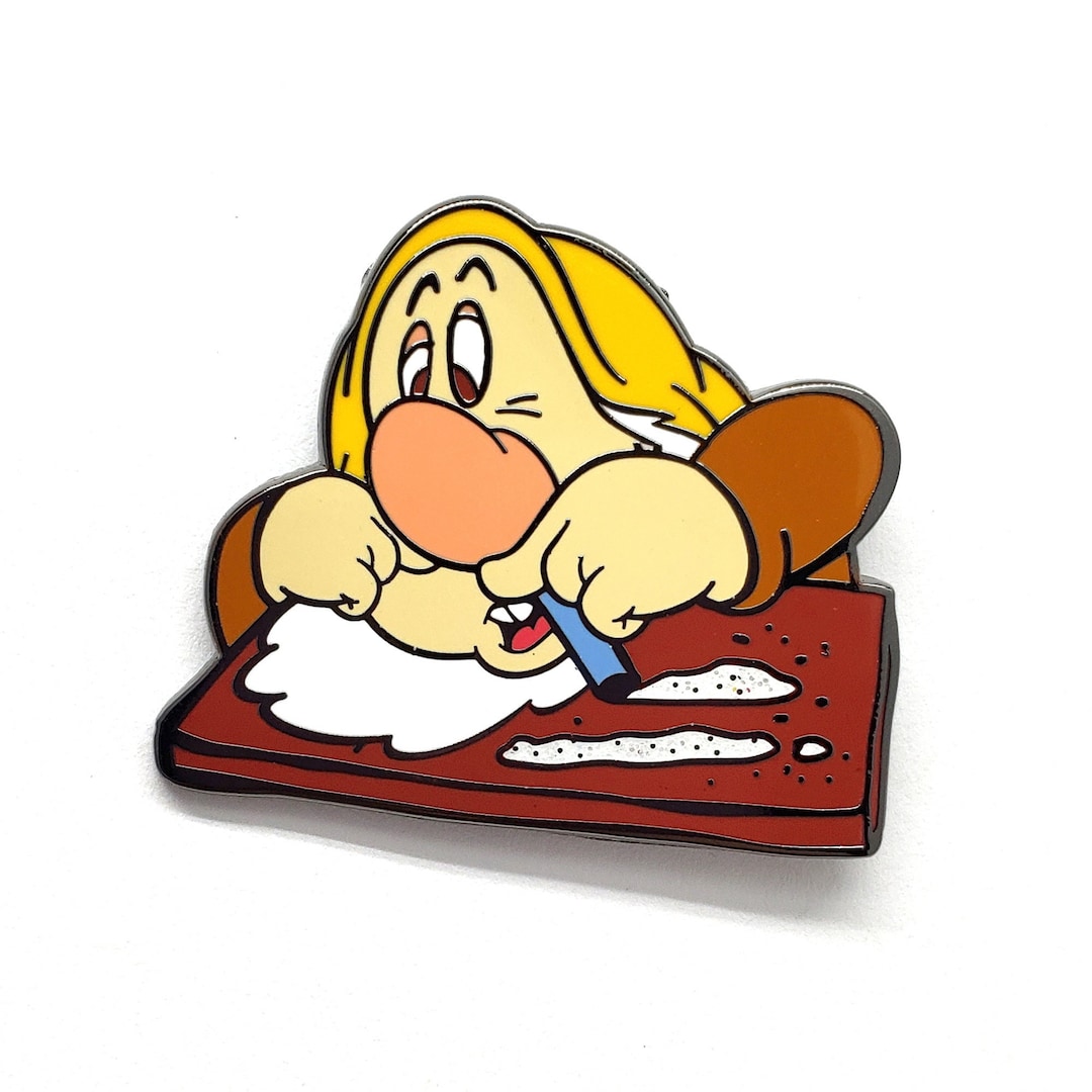 Sneezy Bad Dwarfs Enamel Lapel Pins - Etsy