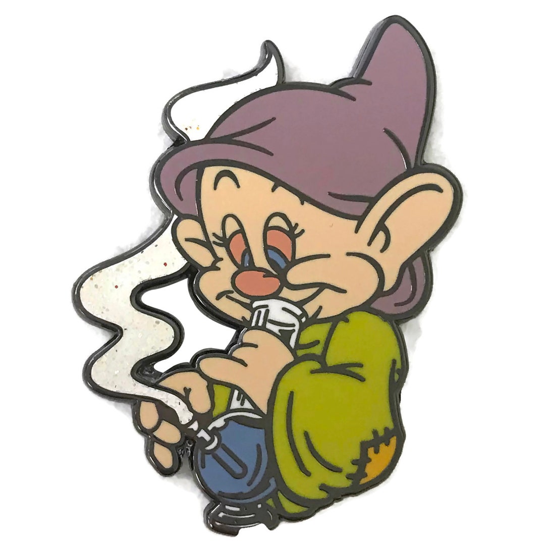 Dopey Bad Dwarfs Enamel Lapel Pins - Etsy