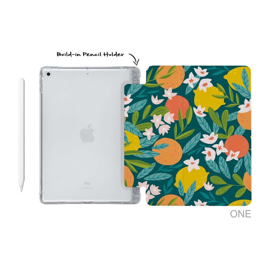 IPad Soft TPU Clear Back Smart Cover With Build-in Apple Pencil Holder ...