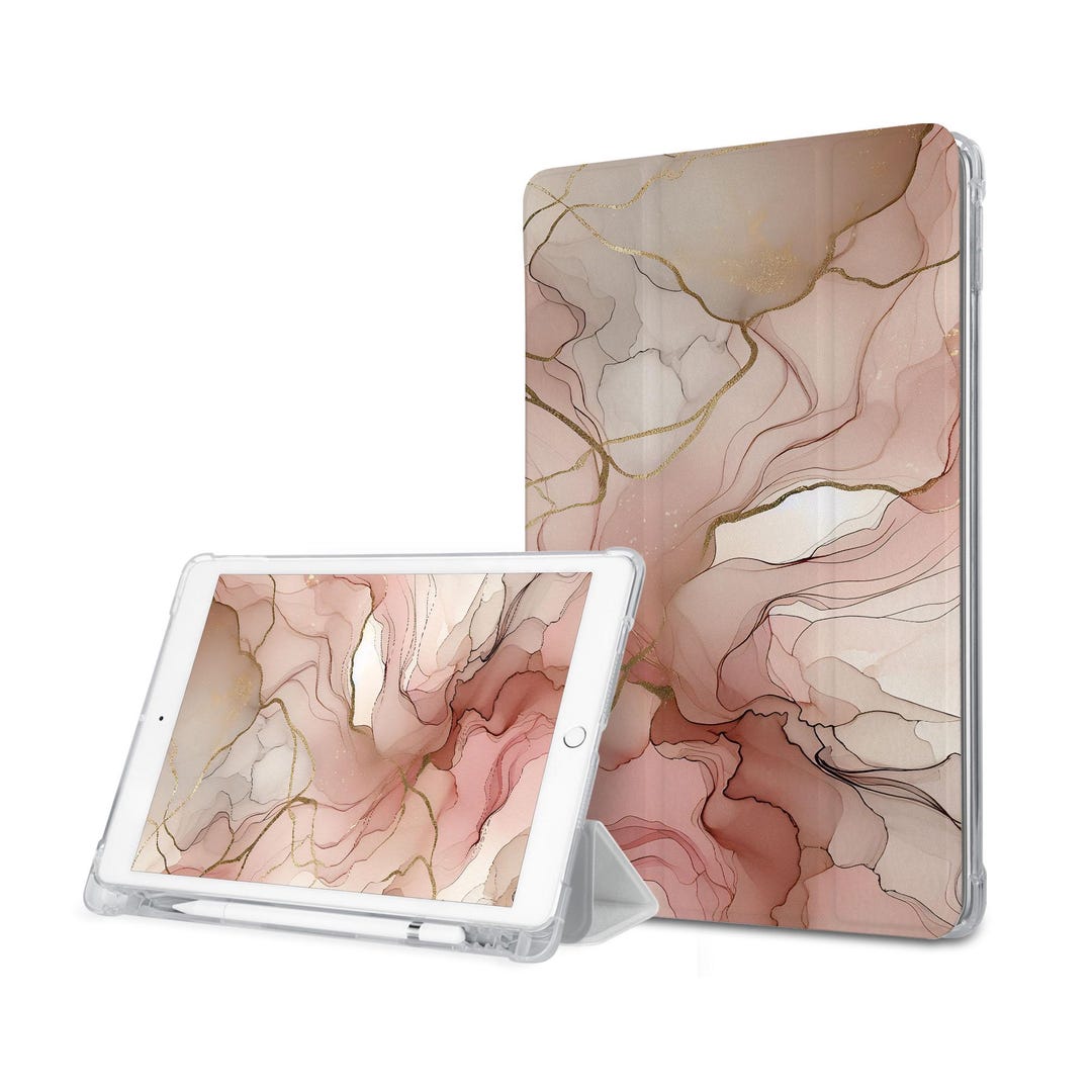 IPad Soft TPU Clear Back Smart Cover With Build-in Apple Pencil Holder ...