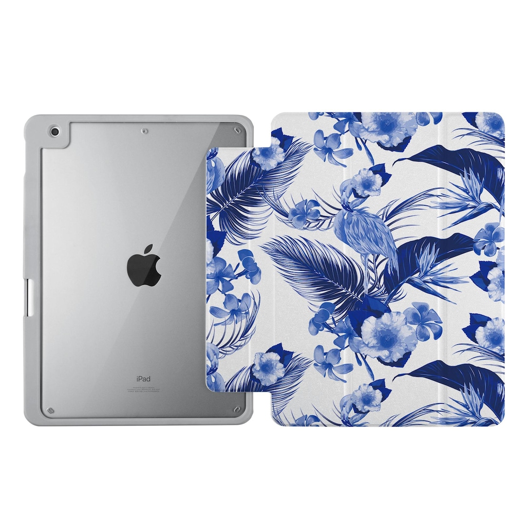 Slim iPad Case With Built-in Pencil Holder - Clear Back Cover for 2024 ...