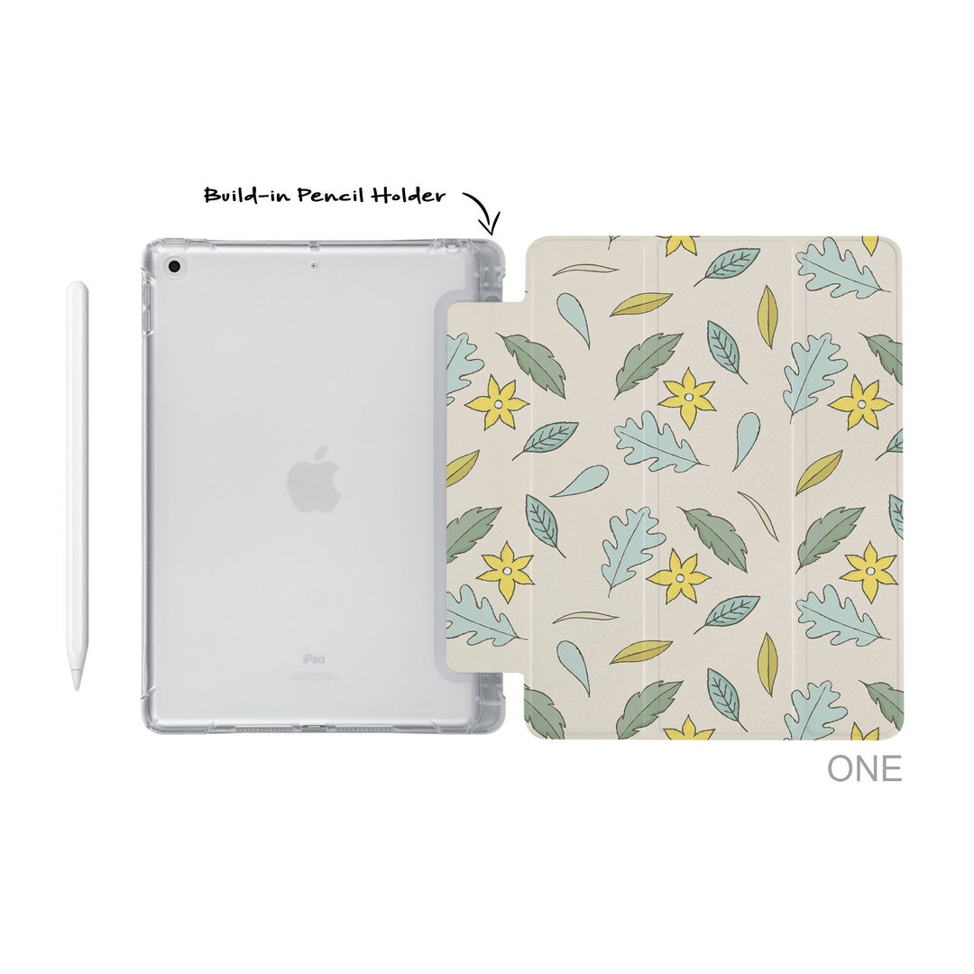 IPad Soft TPU Clear Back Smart Cover With Build-in Apple Pencil Holder ...
