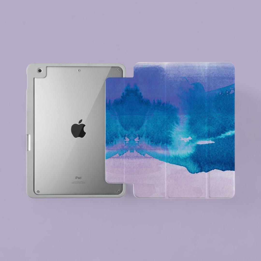 Slim iPad Case With Built-in Pencil Holder - Clear Back Cover for 2024 ...