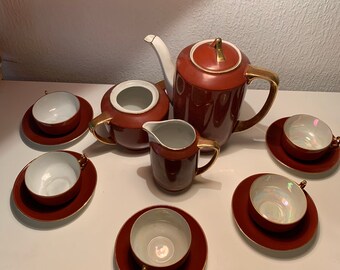 Czech Porcelain Tea Set - Etsy