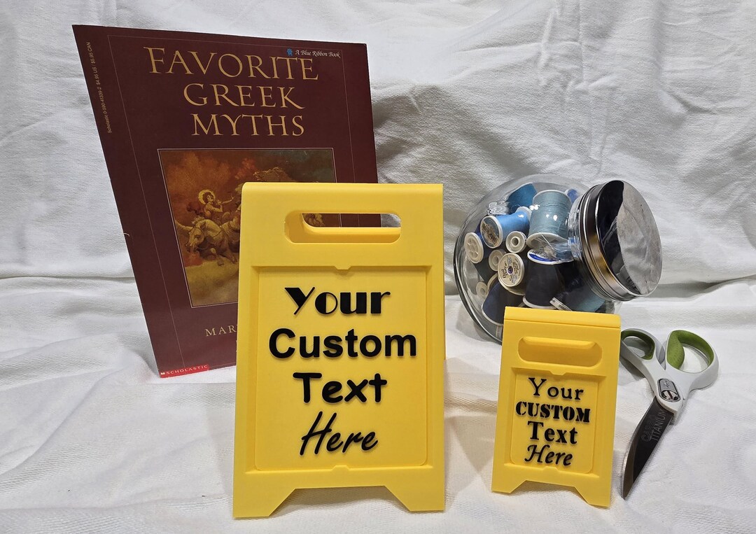 Personalized 3D Message Stand: Double-sided Message Display - Etsy