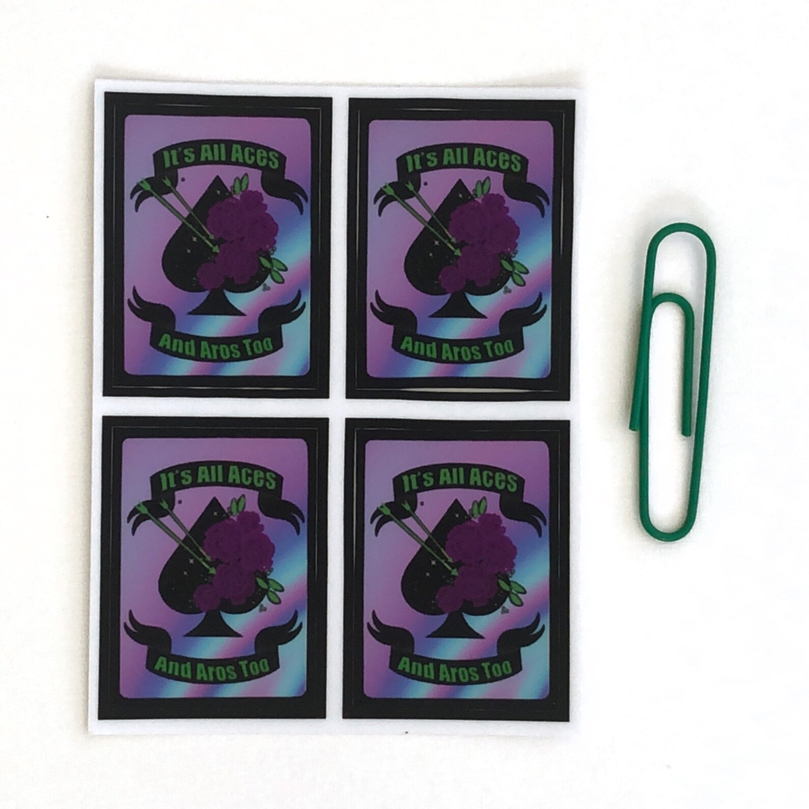 Aroace-acearo-card deck-asexual-aro-aromantic-ace pride-card | Etsy