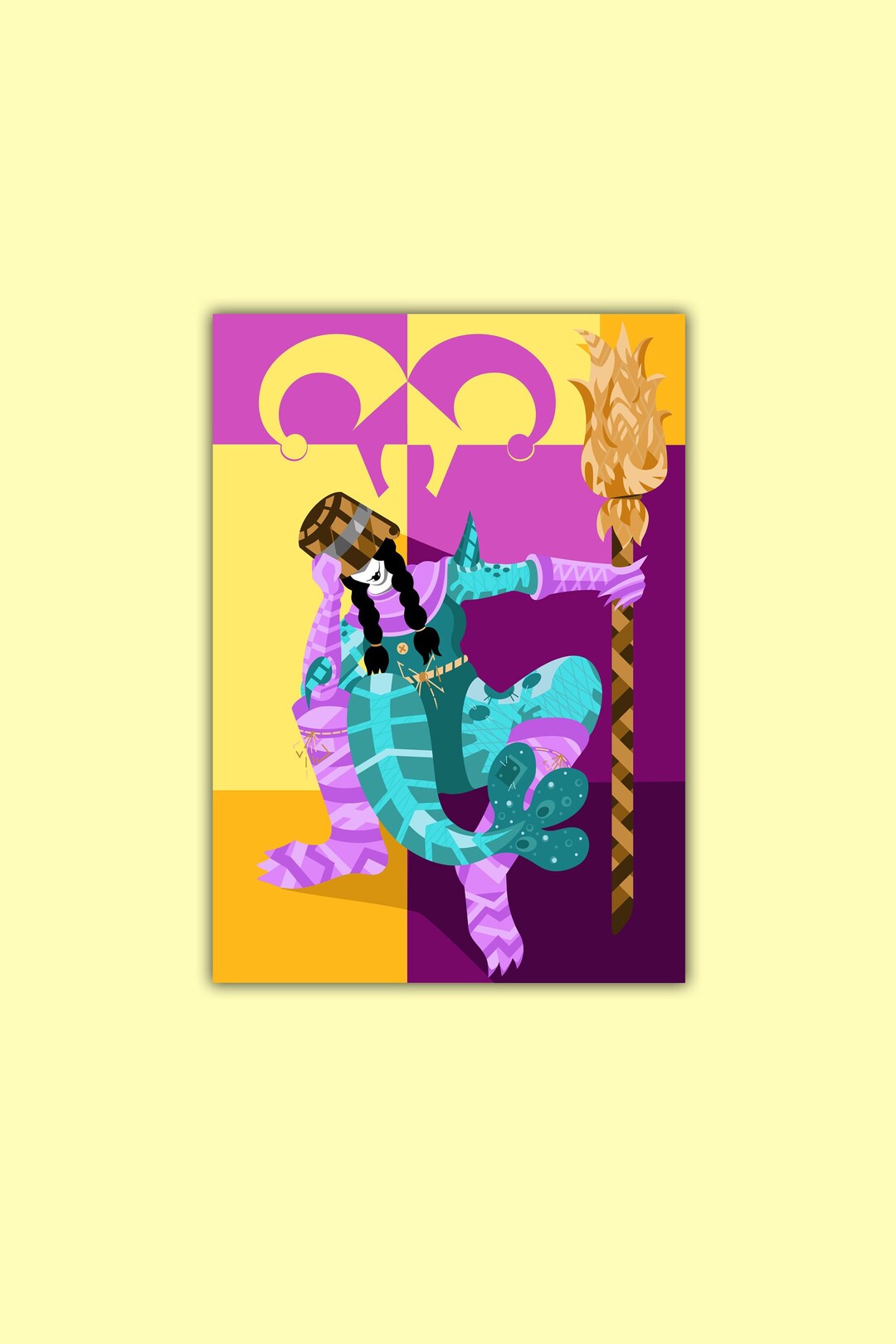 Wall Art Jester Poster Digital Print Joker Picture Printable - Etsy