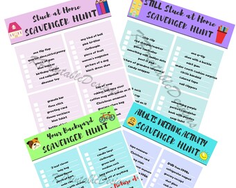 Stuck at Home Games - Etsy