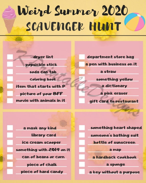 Hilarious Scavenger Hunt Ideas
