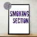 Smoking Section Printable Design Art JPG File SVG File PNG - Etsy
