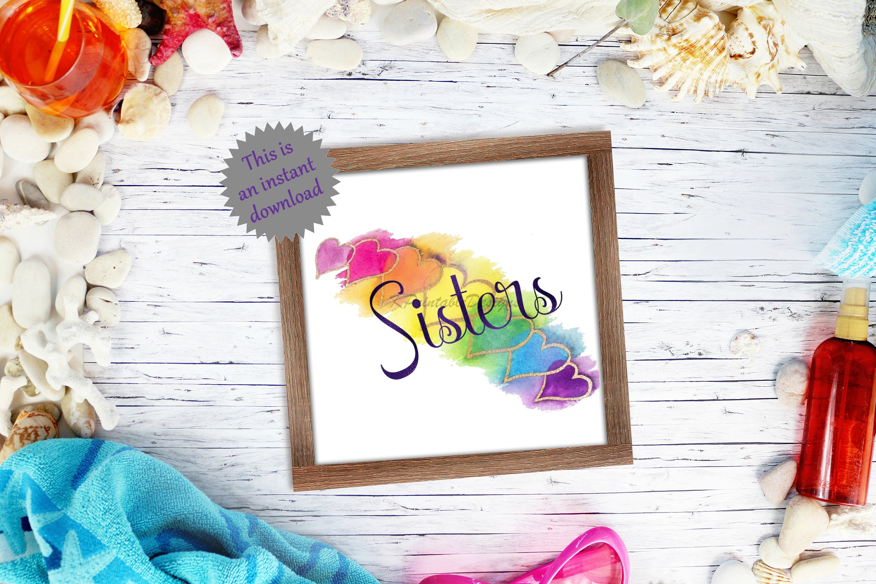 Sisters Printable Design Art JPG Files PNG File,wall Art Decor, Sister ...