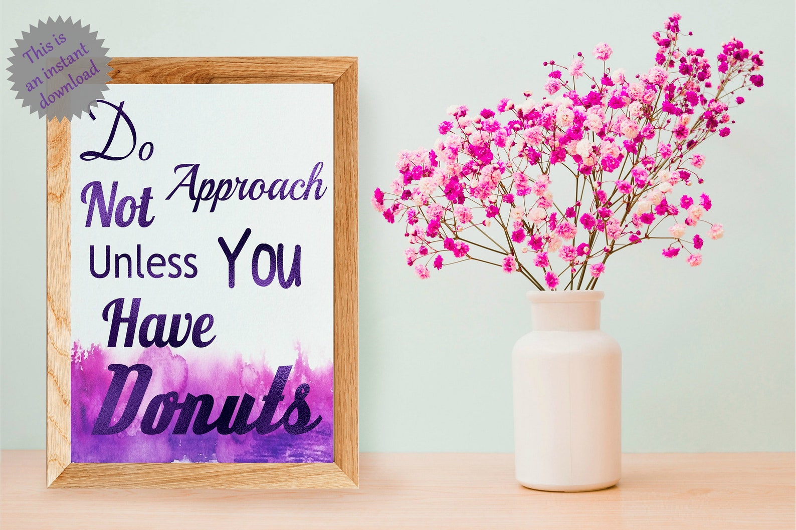 Do Not Approach Unless You Have Donuts - Etsy