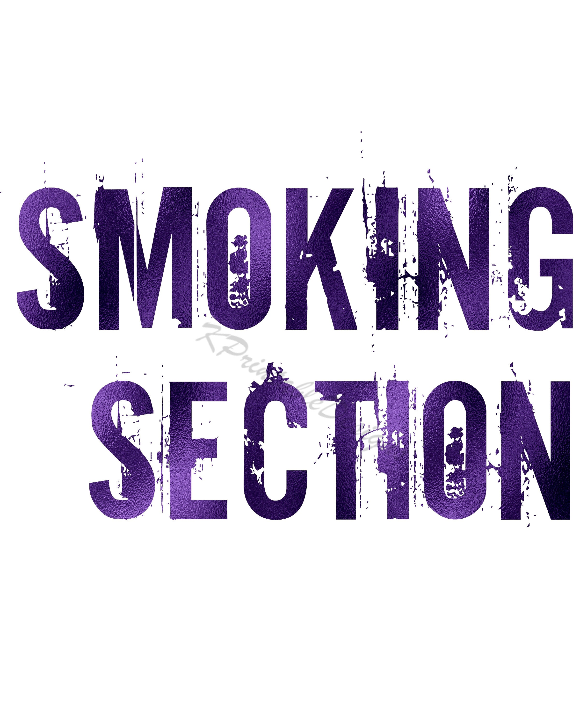 Smoking Section Printable Design Art JPG File SVG File PNG - Etsy
