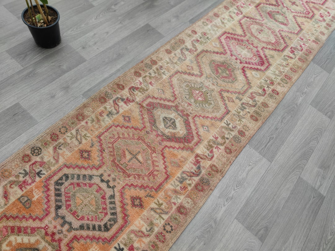 3X12 SOF RUNNER VINTAGE 3X13, Hall Kitchen Runner, Pale Color Runner ...