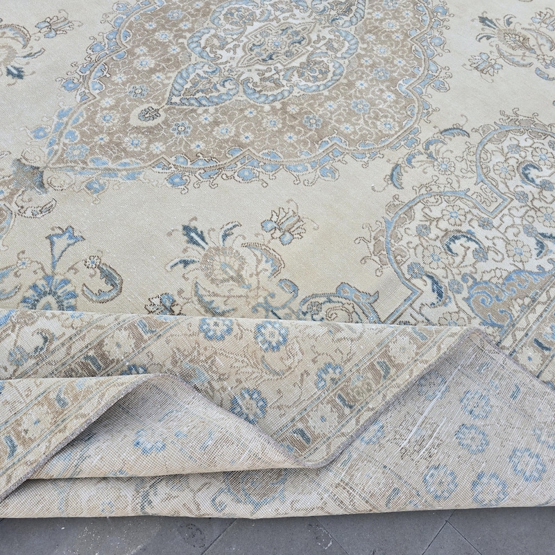 Blue Persian Rug - Etsy