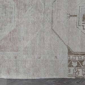 Runner 3x11 Feet Turkish Rug, Neutral Vintage Runner, Faded Runner ...