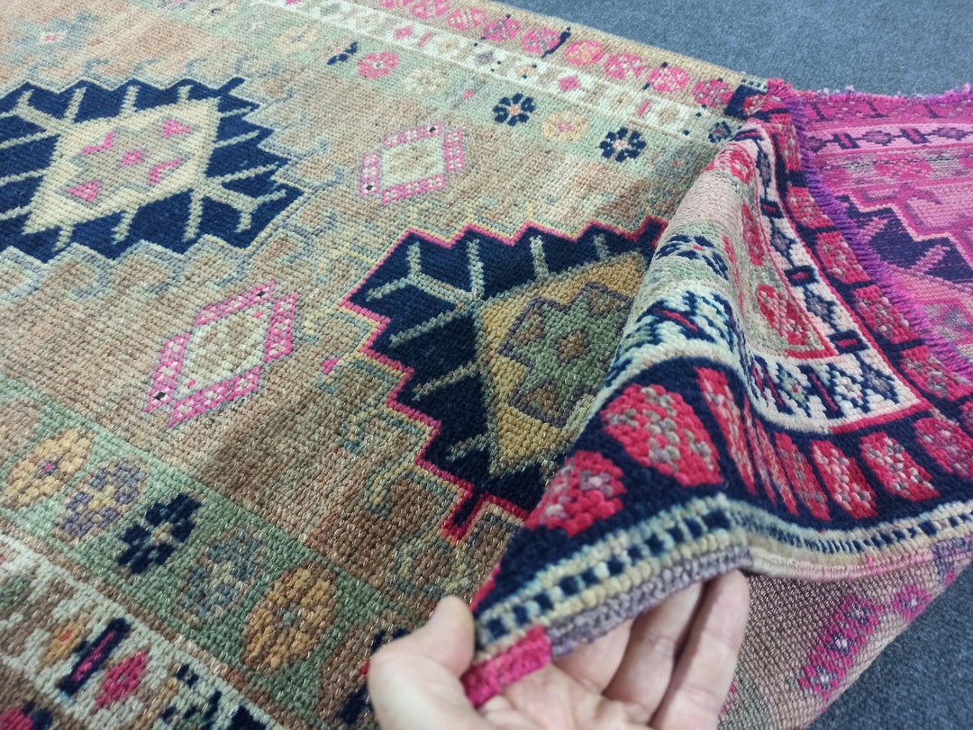 3x10 Rug Runner, Eco-friendly Rugs, Kurdish Vintage Runner, 2.90x10.11 ...