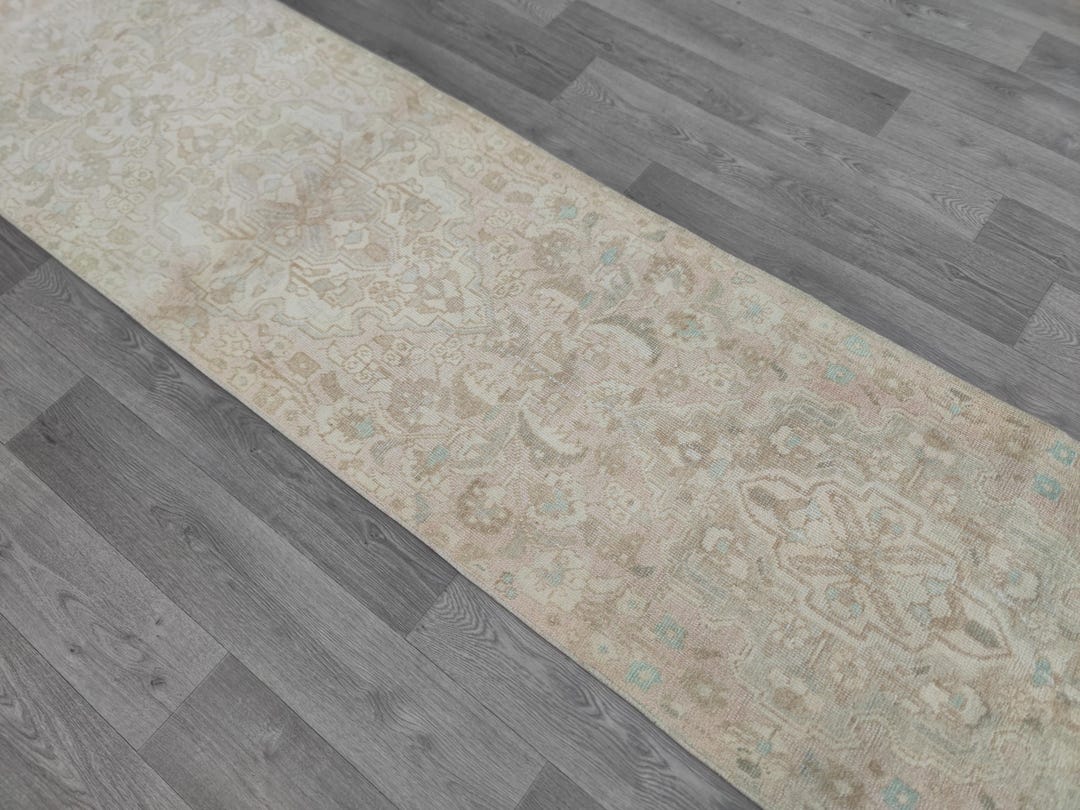 2x12 Runner 3x12, Neutral Runner, Heriz Runner, Vintage Runner, Hallway ...
