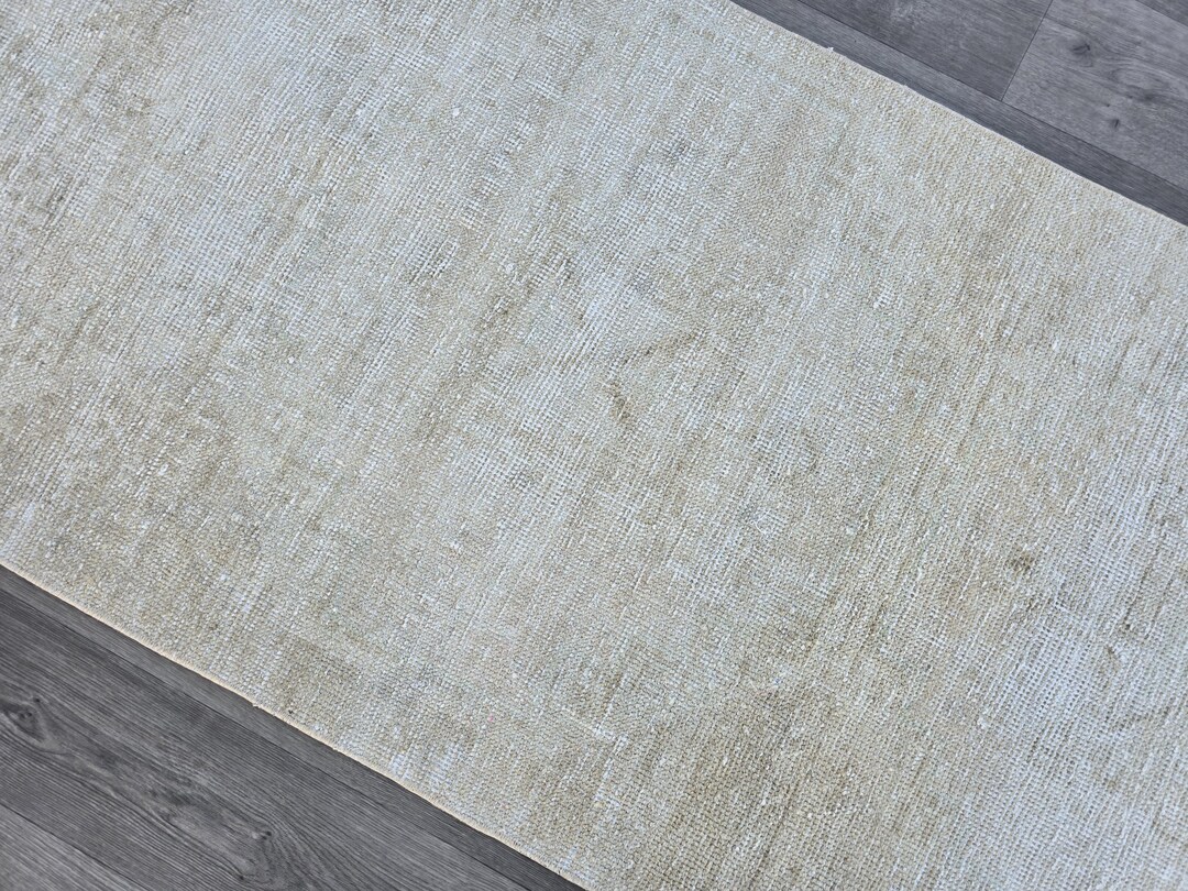 Vintage Soft Runner 3x11, Beige Runner, Turkish Runner, Hallway Rug ...