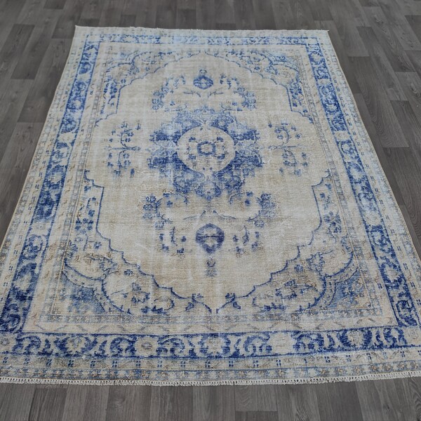 Blue Vintage Rug - Etsy