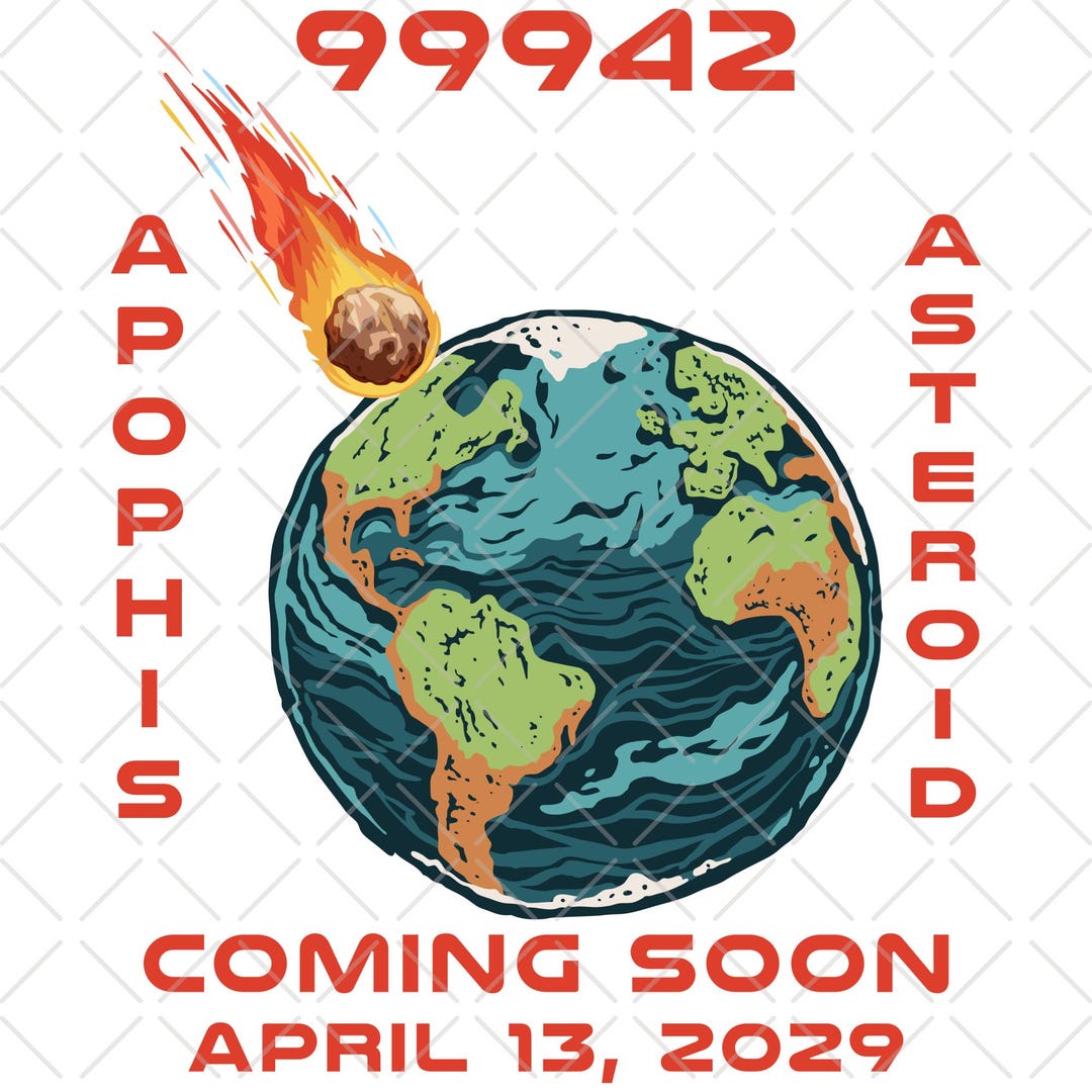 Apophis Asteroid 99942 PNG, Earth Flyby 2029 Shirt Design,astronomy ...