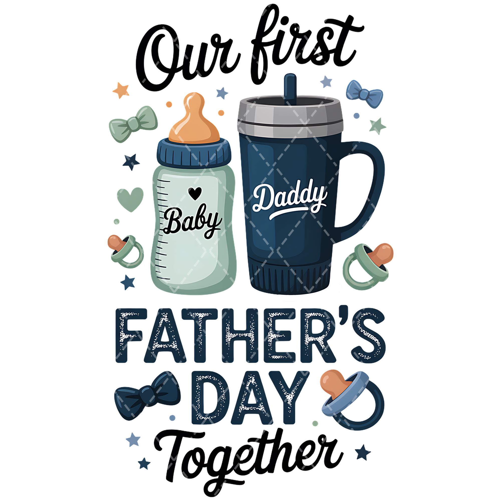 First Father's Day Together PNG | Baby and Daddy Pngs | First Time Dad ...