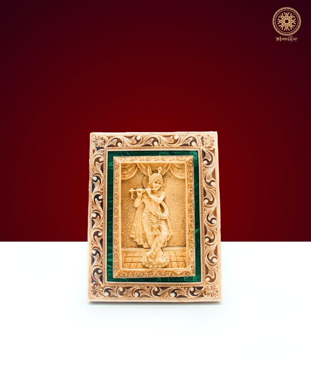 Handmade Lord Krishna Wall Hanging Frame | Wall Art Decor for Home - Etsy