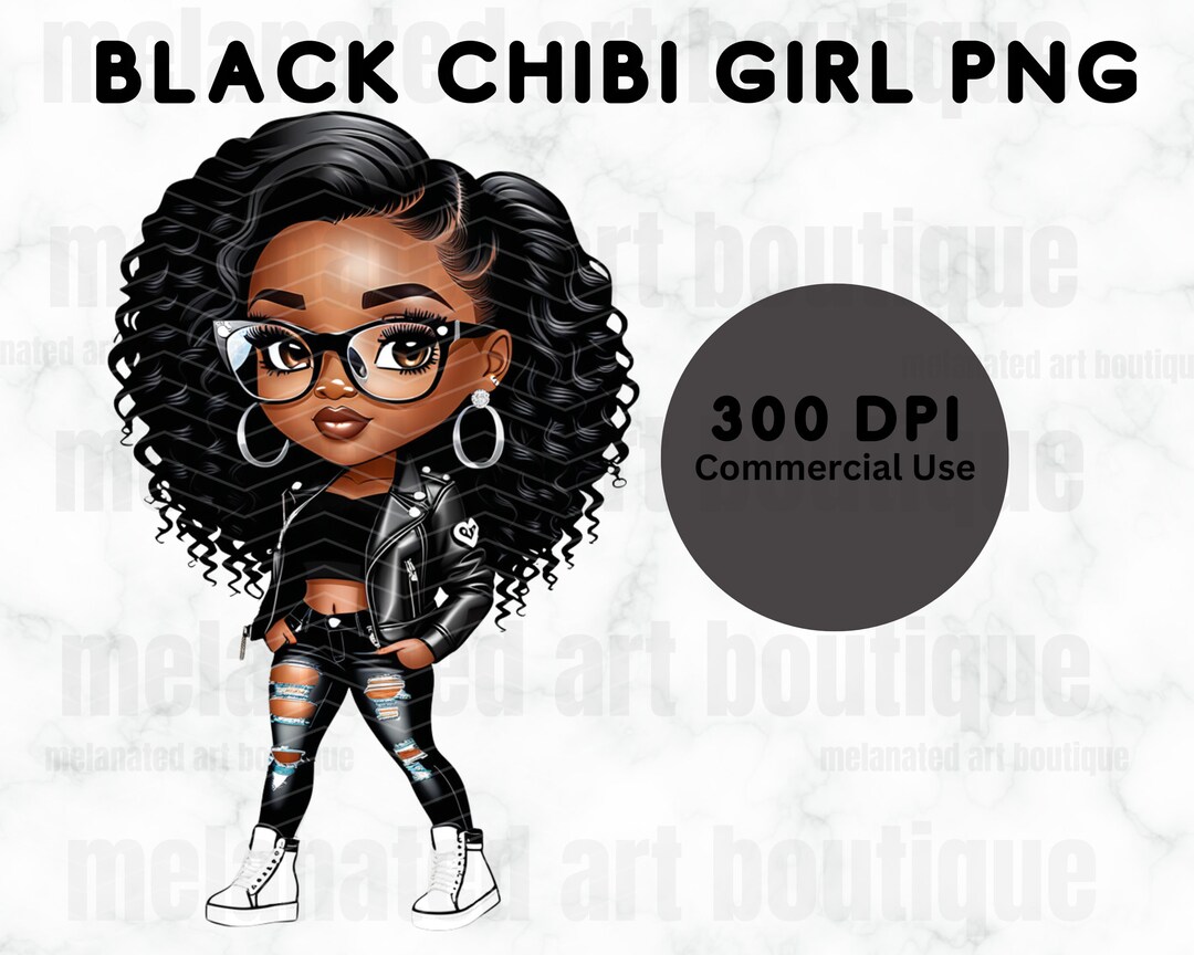 Buy Black Girl Clip Art, Black Girl PNG, African American Clip Art ...