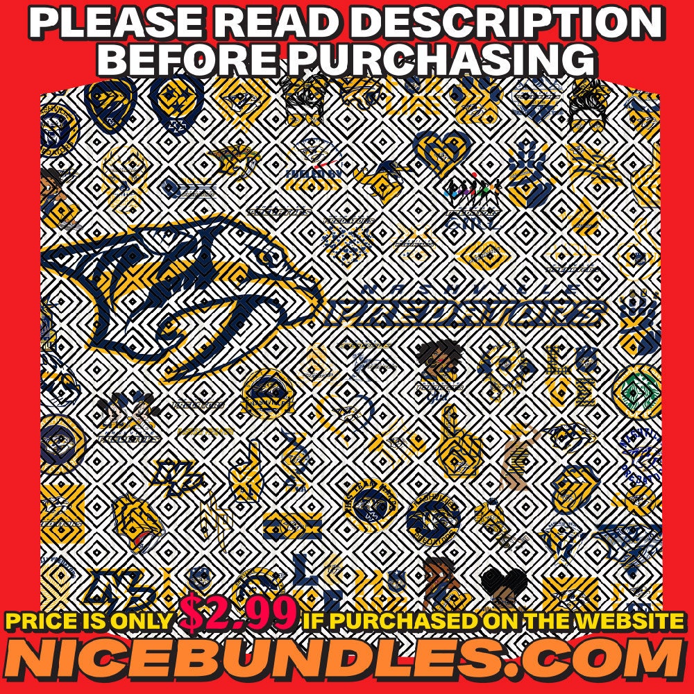 76 Files Nashville-predators Team Bundles Svg - Etsy