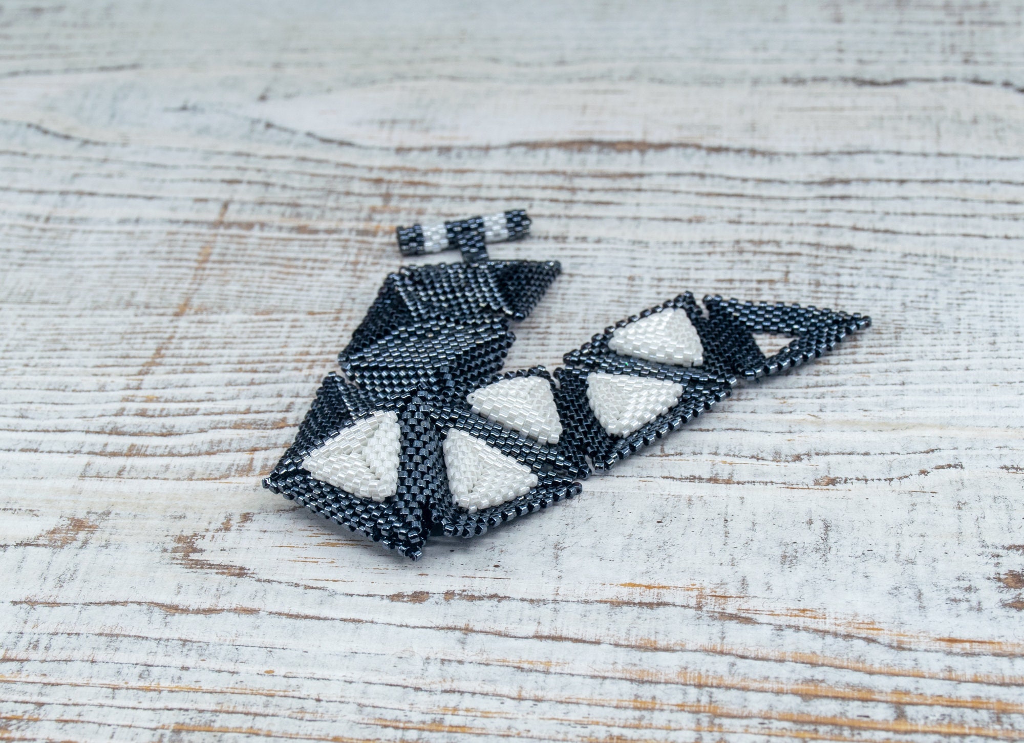 Triangles Peyote Bead woven Bracelet - Etsy.de