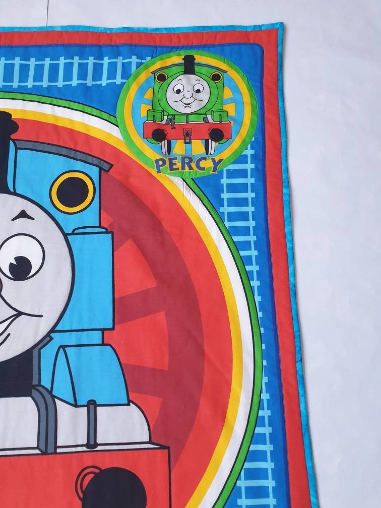 Thomas the Tank Engine and Friends Blanket/baby Gift /blue,red &green ...