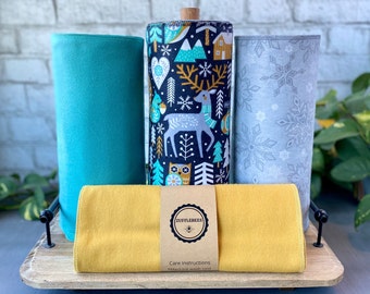 Paperless Paper Towels, Unpaper Towels, Reusable Cloth Towels, Washable, Flannel Paper Towel ...