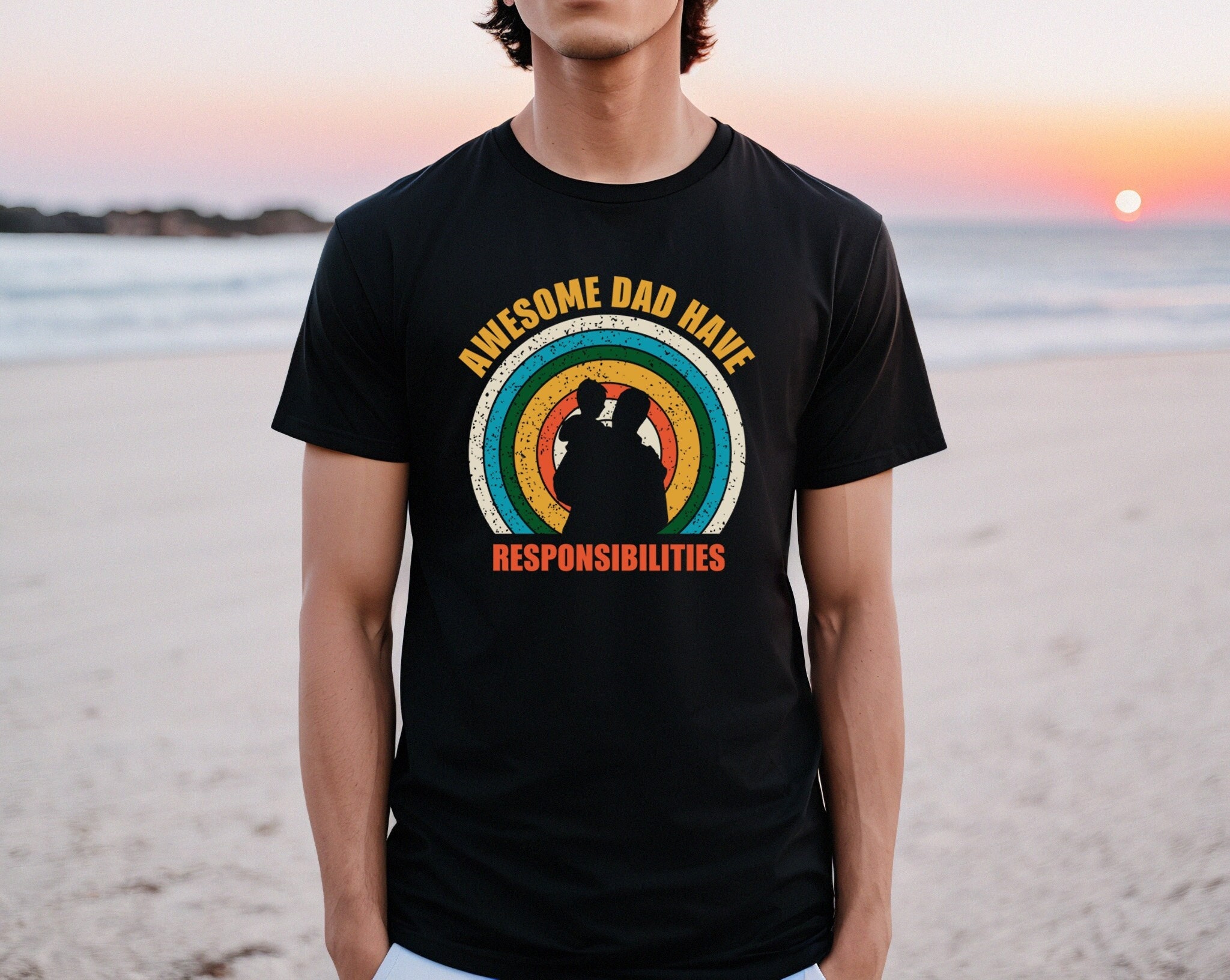 AWESOME DAD Have Responsibility Shirt, Awesome Dad Tee, Personalized ...