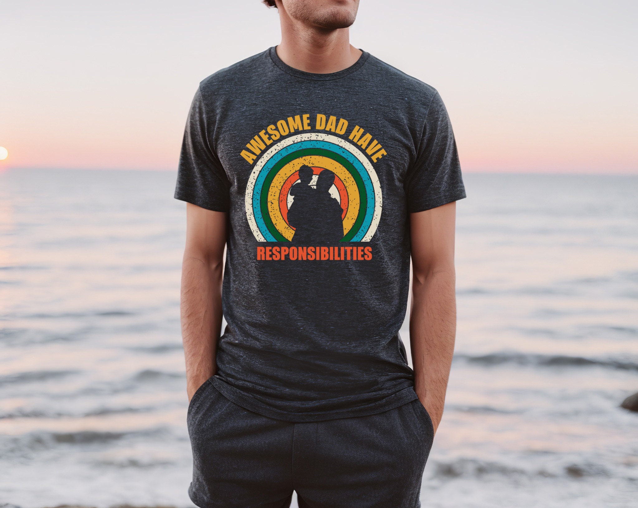 AWESOME DAD Have Responsibility Shirt, Awesome Dad Tee, Personalized ...