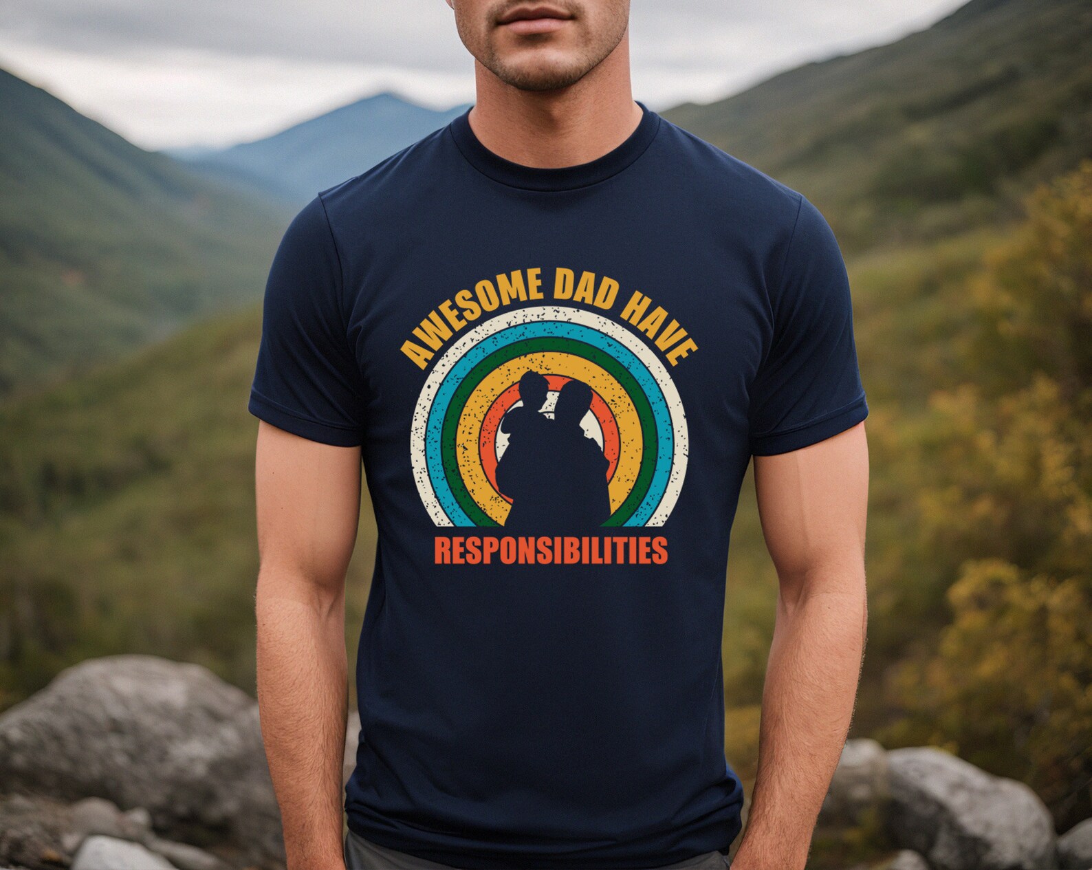 AWESOME DAD Have Responsibility Shirt, Awesome Dad Tee, Personalized ...