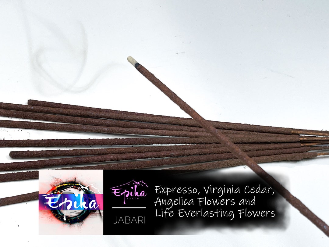 Jabari Incense Sticks Artisan Blend With Dark Roasted Coffee, Cedar ...