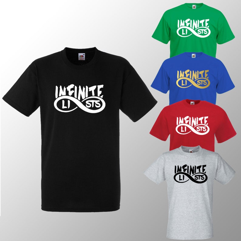 Kids Infinite Shirt Infinite Inspired T-shirt Lists for Youth - Etsy.de