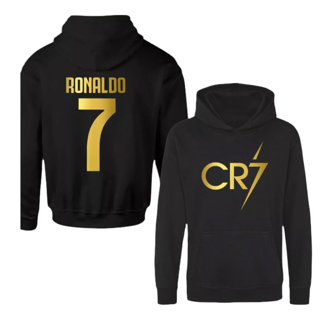 Ronaldo No 7 CR7 Inspired Soccer Hoodie/ T Shirt Jumper Footy Merch ...