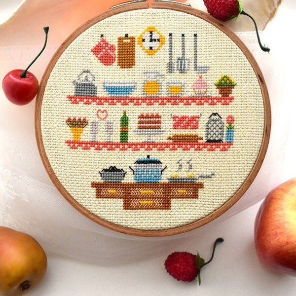 Kitchen Cross Stitch Pattern - Etsy