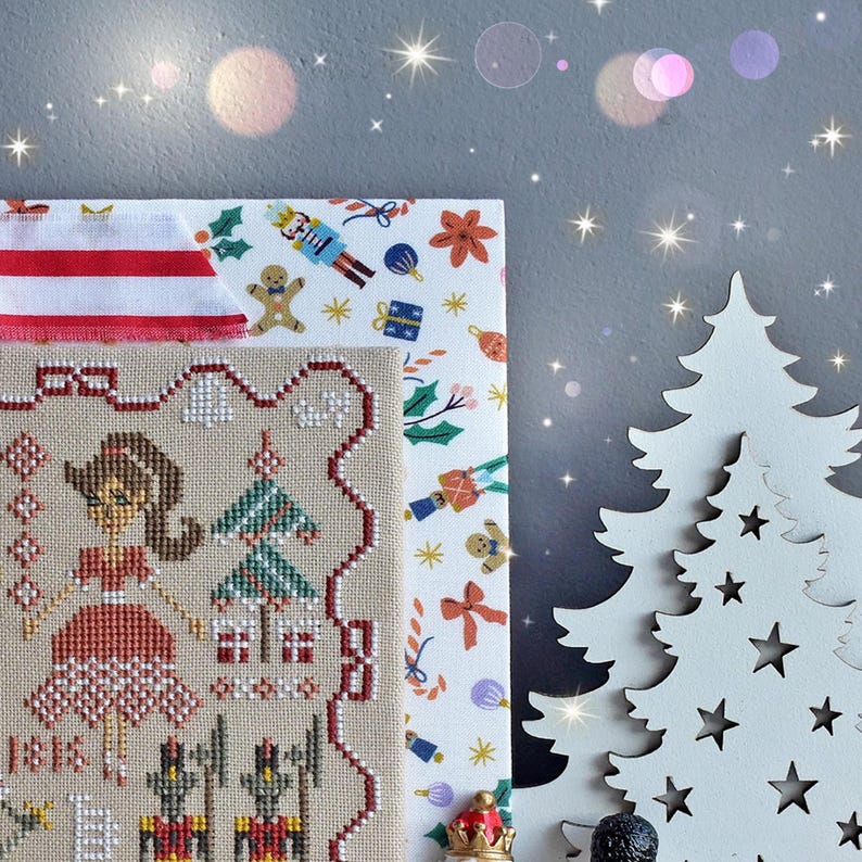 Nutcracker Christmas Cross Stitch Pattern / Winter Holiday Sampler (PDF ...