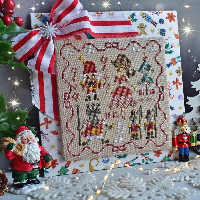 Nutcracker Christmas Cross Stitch Pattern / Winter Holiday Sampler (PDF ...