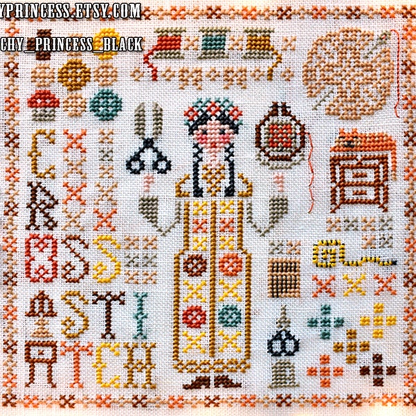 Cross Stitch Sampler - Etsy