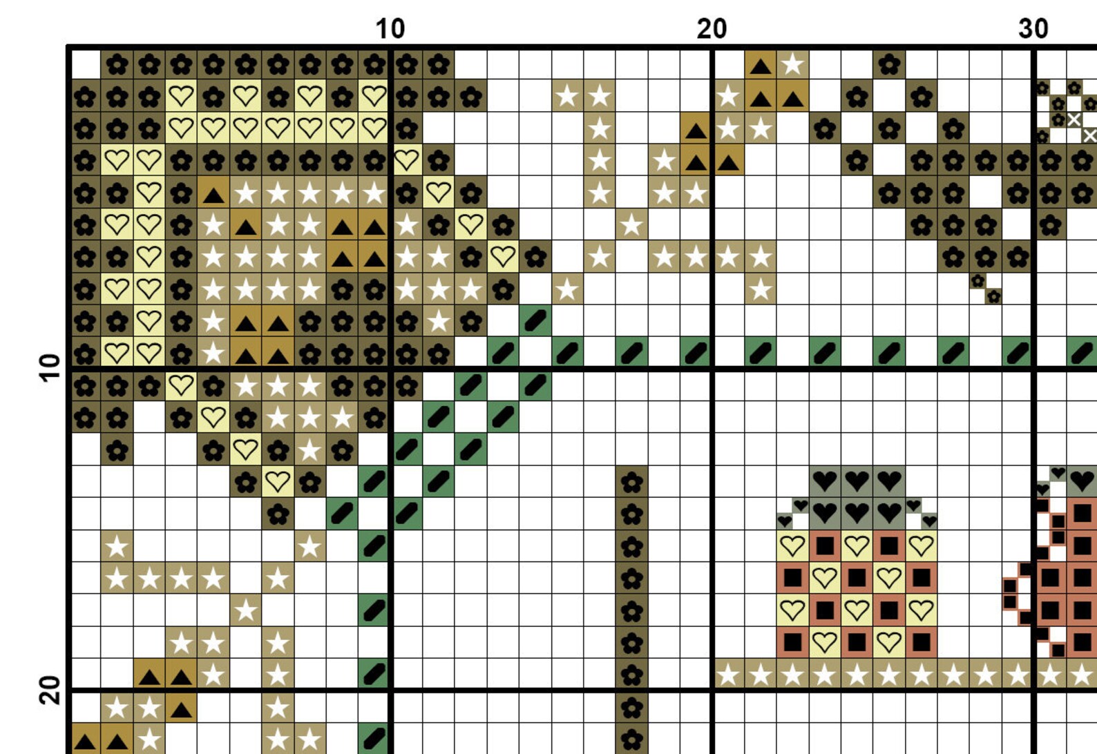 Kitchen Primitive Sampler Cross Stitch Pattern PDF Household Lord ...