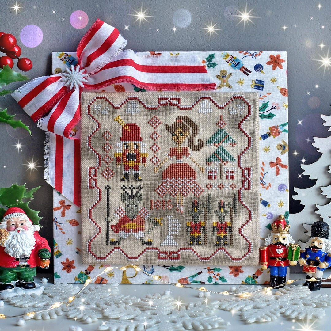 Nutcracker Christmas Cross Stitch Pattern / Winter Holiday Sampler (PDF ...
